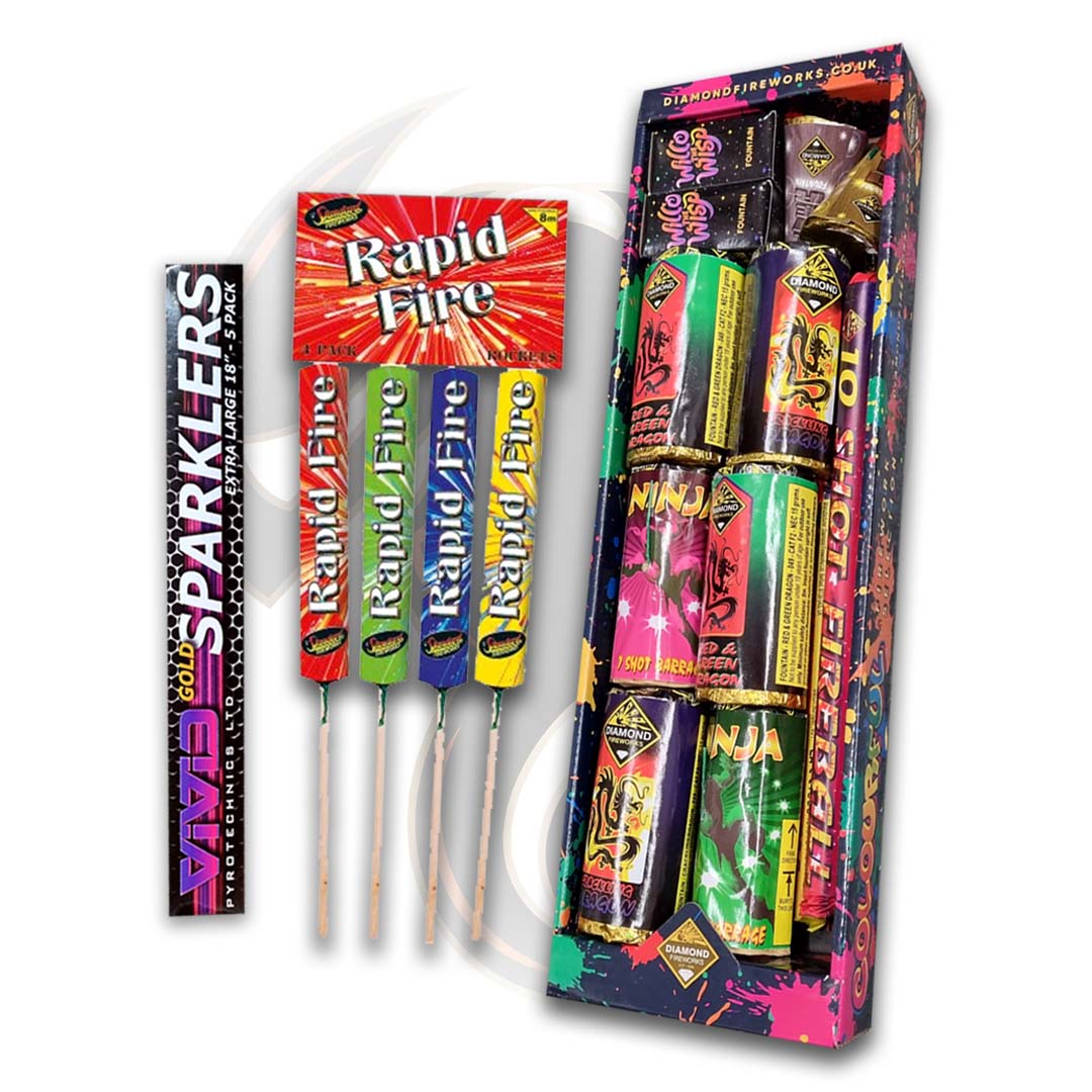 COLOURFUL Bundle (19 Items) – Elite Fireworks