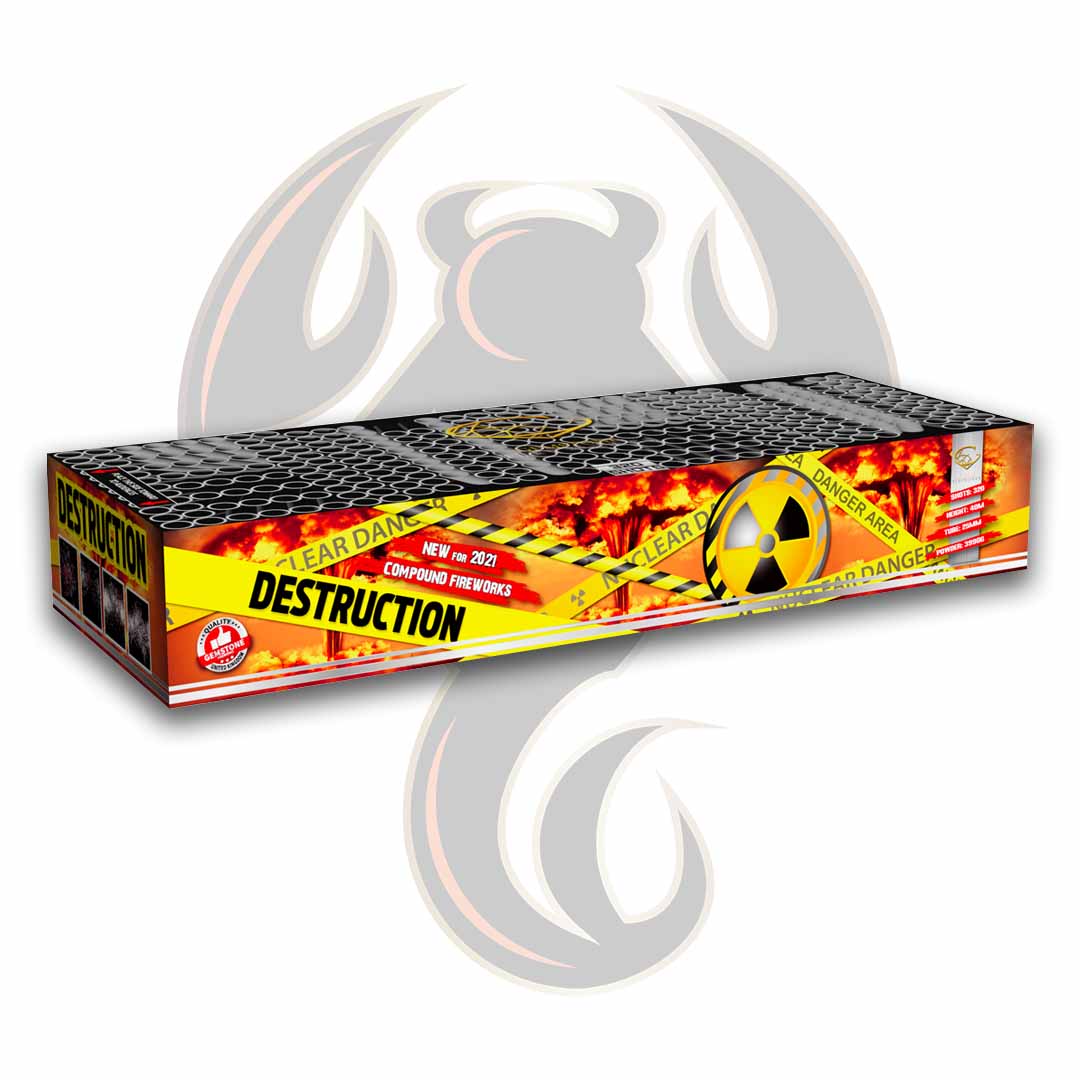 DESTRUCTION | Gemstone Fireworks | Mega Compound Cake