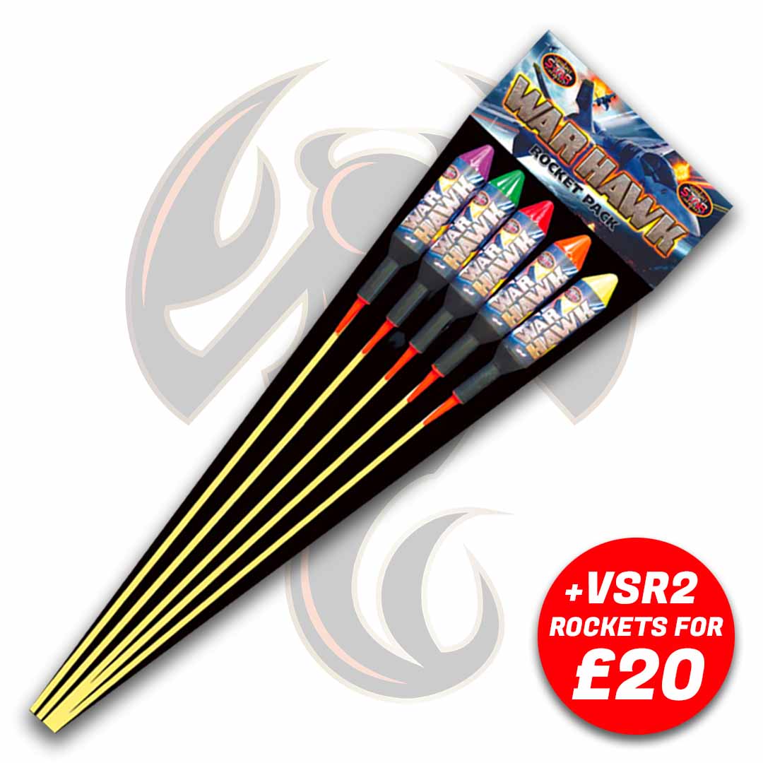 WAR HAWK (5 Rocket Pack) | Bright Star – Elite Fireworks